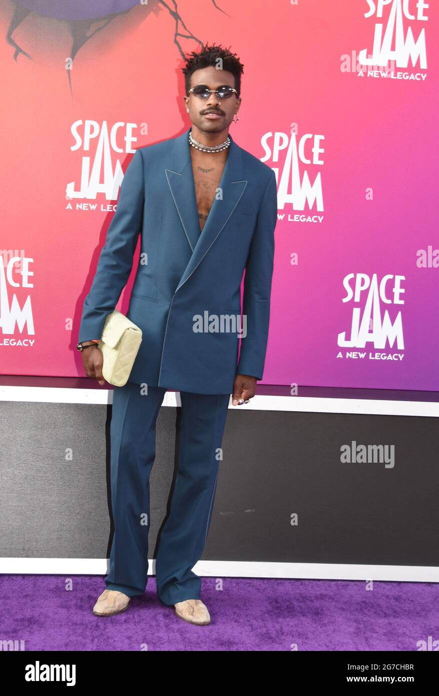 Los Angeles, California, USA 12th July 2021 Rapper Duckwrth, aka Jared ...