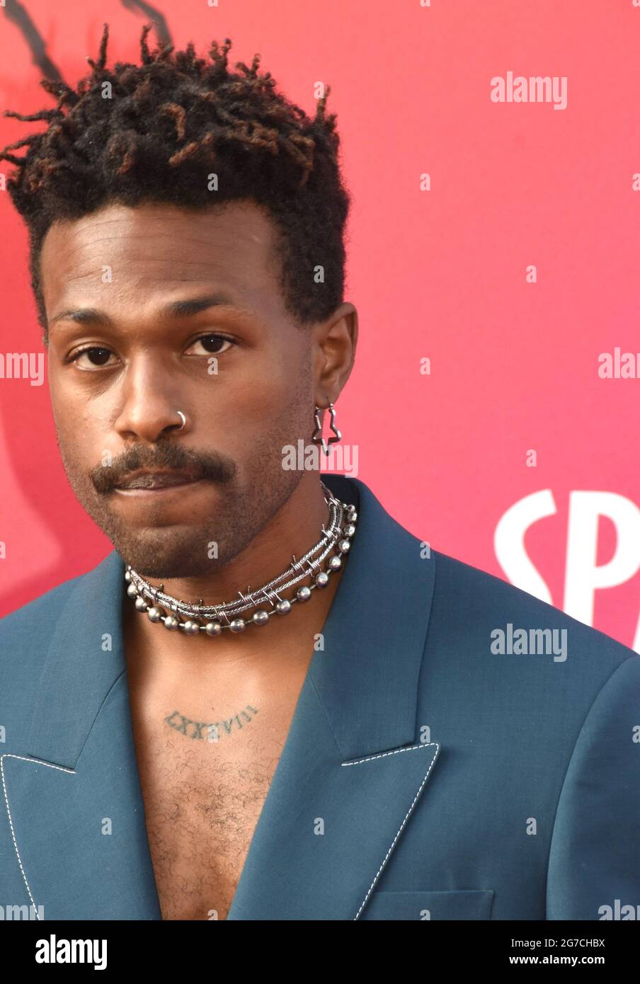 Los Angeles, California, USA 12th July 2021 Rapper Duckwrth, aka Jared ...