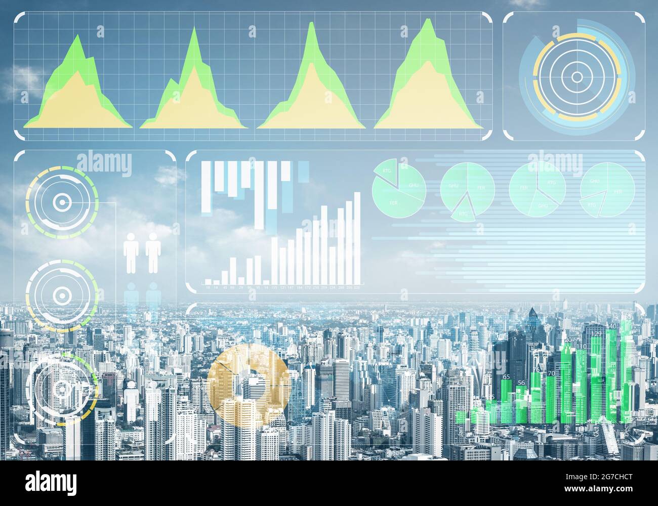 Forex trading business concept with graphics Stock Photo - Alamy