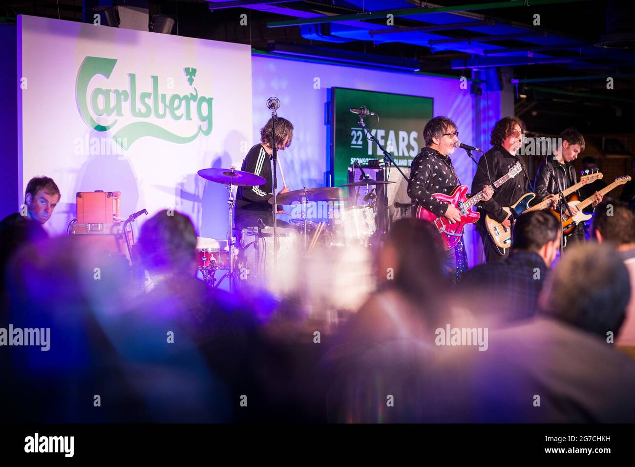 The Lightening Seeds perform at a Carlsberg event held at the home of ...