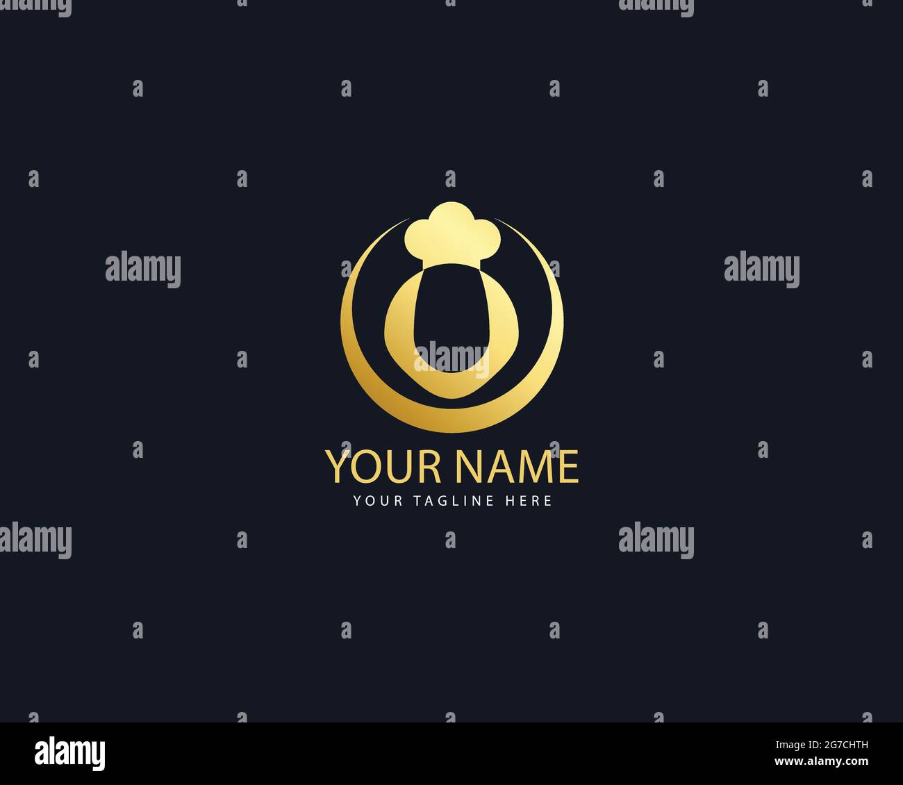 Initial Letter U cooking chef Logo design can be used as sign, icon or ...