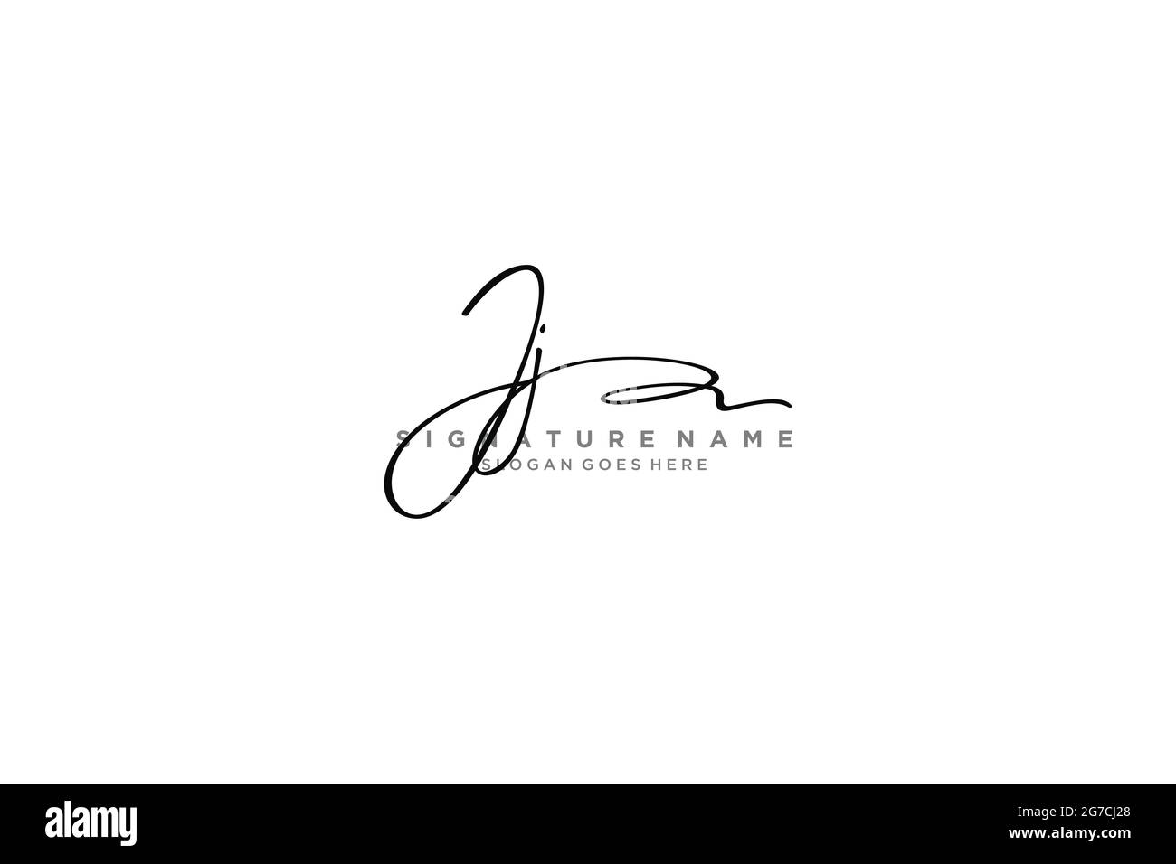 JJ Letter Signature Logo Template elegant design logo Sign Symbol ...