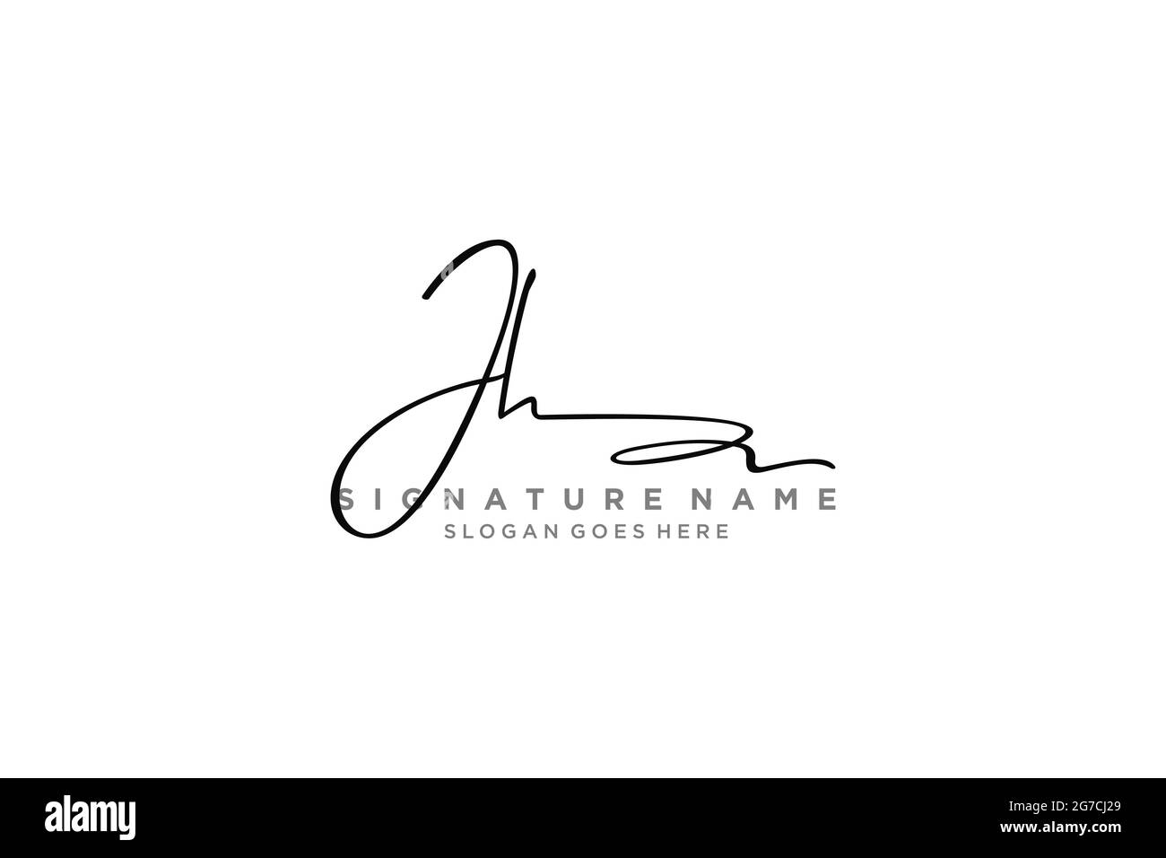 Jh signature hi-res stock photography and images - Alamy