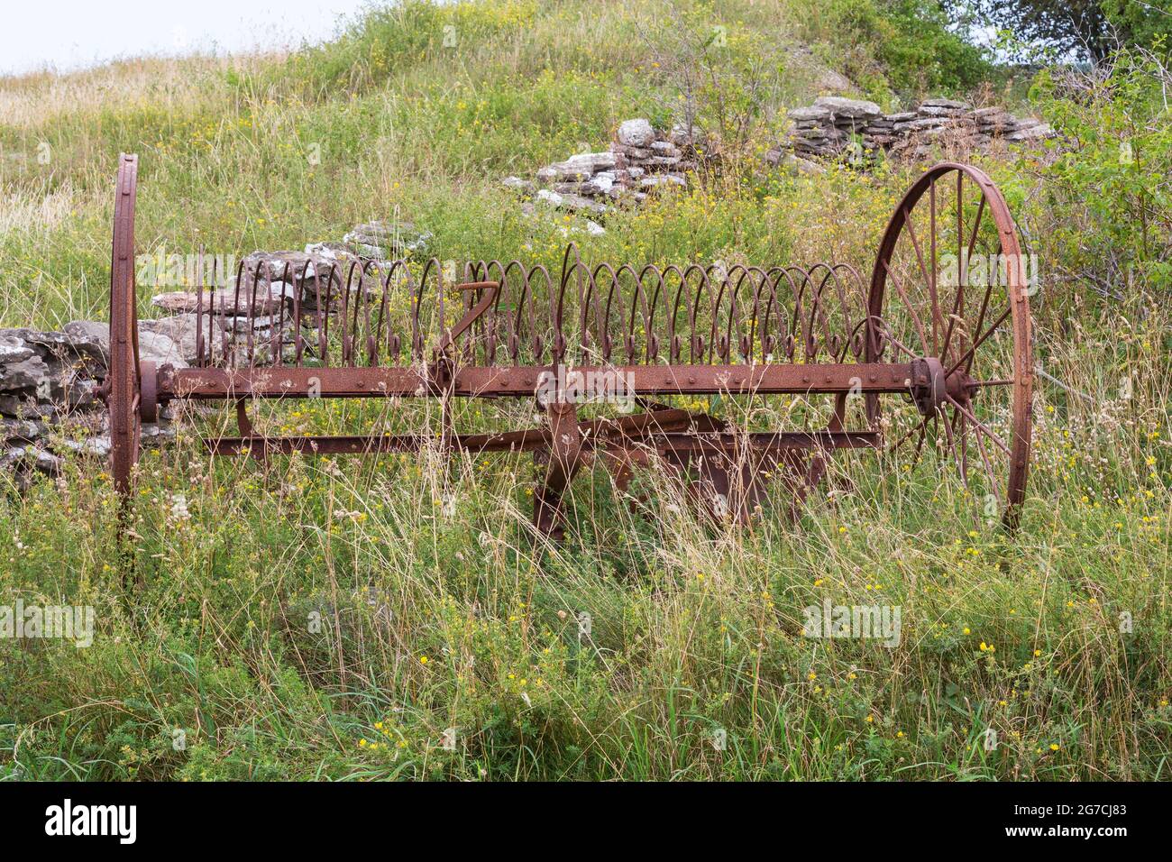 Hay tedder hi-res stock photography and images - Alamy