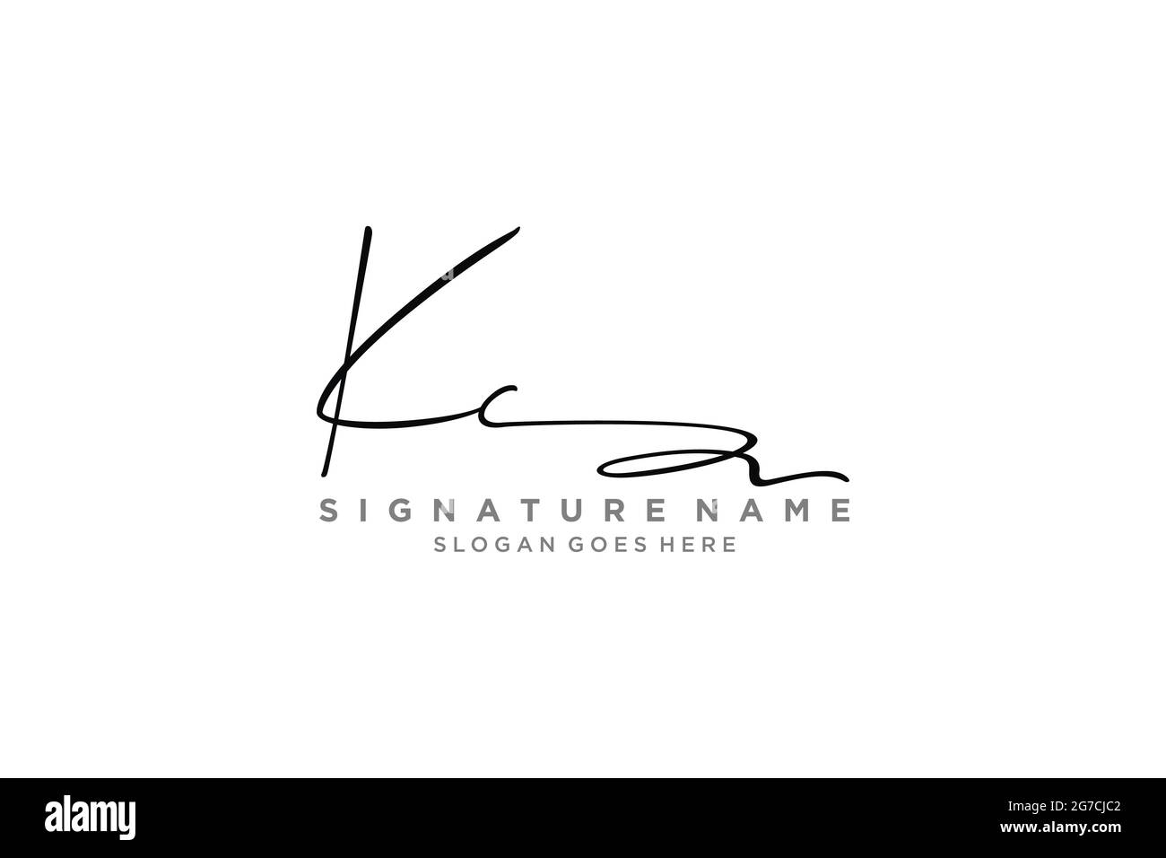 KC Letter Signature Logo Template elegant design logo Sign Symbol ...