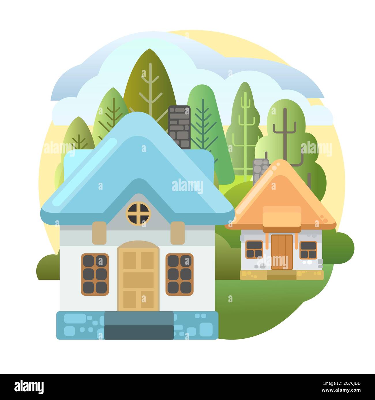 Suburban bush Cut Out Stock Images & Pictures - Alamy