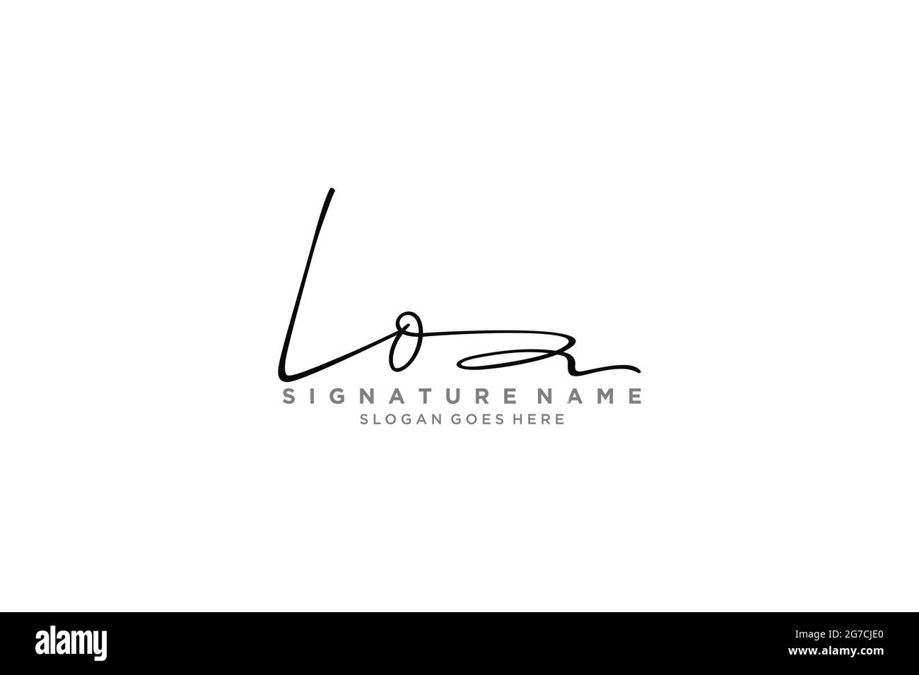 LO Letter Signature Logo Template elegant design logo Sign Symbol ...