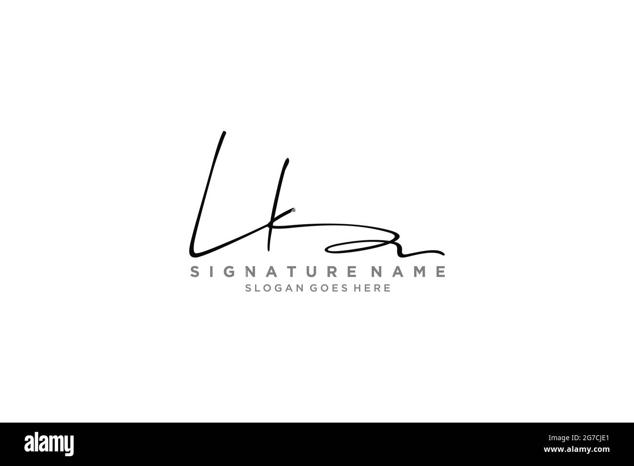 LK Letter Signature Logo Template elegant design logo Sign Symbol ...