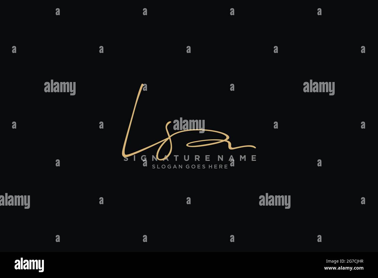 LS Letter Signature Logo Template elegant design logo Sign Symbol ...