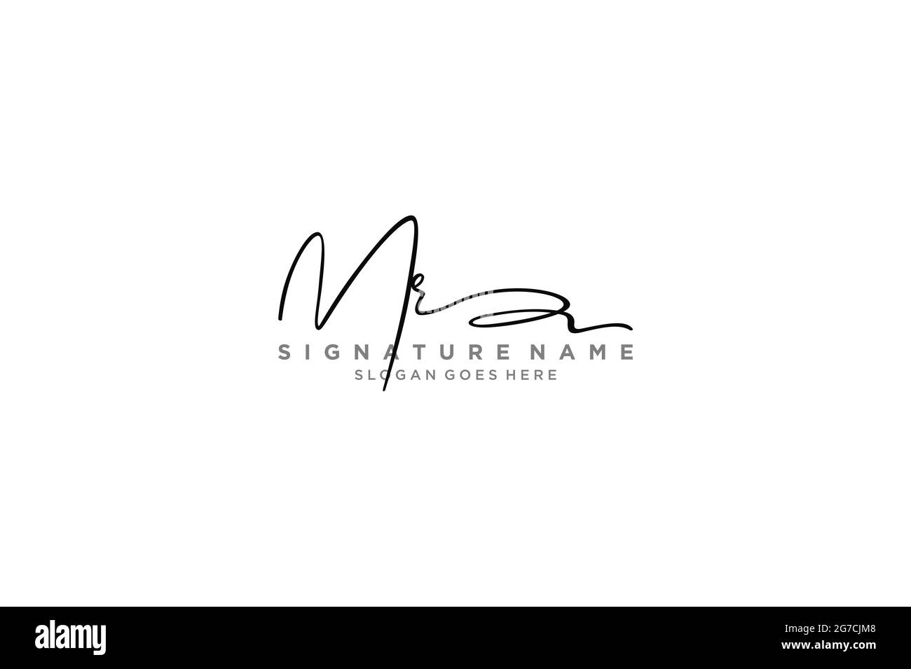 MR Letter Signature Logo Template elegant design logo Sign Symbol ...
