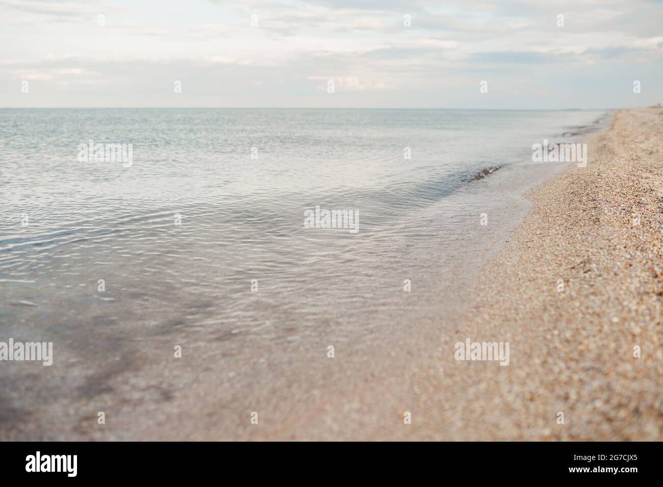 neutral sea ocean background with waves Stock Photo - Alamy