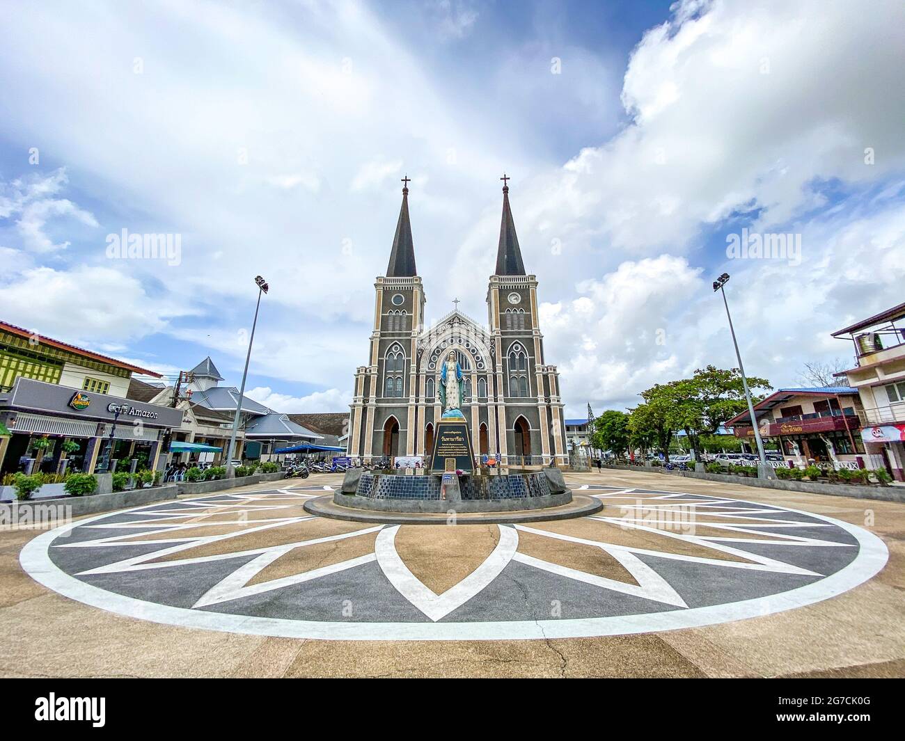 Cathedral of Immaculate Conception in Chanthaburi, Thailand Stock Photo ...