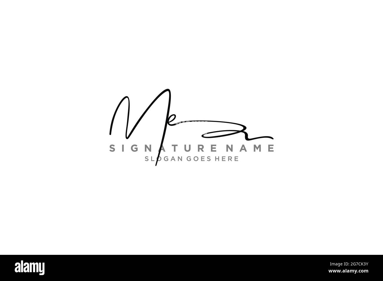 ME Letter Signature Logo Template elegant design logo Sign Symbol ...