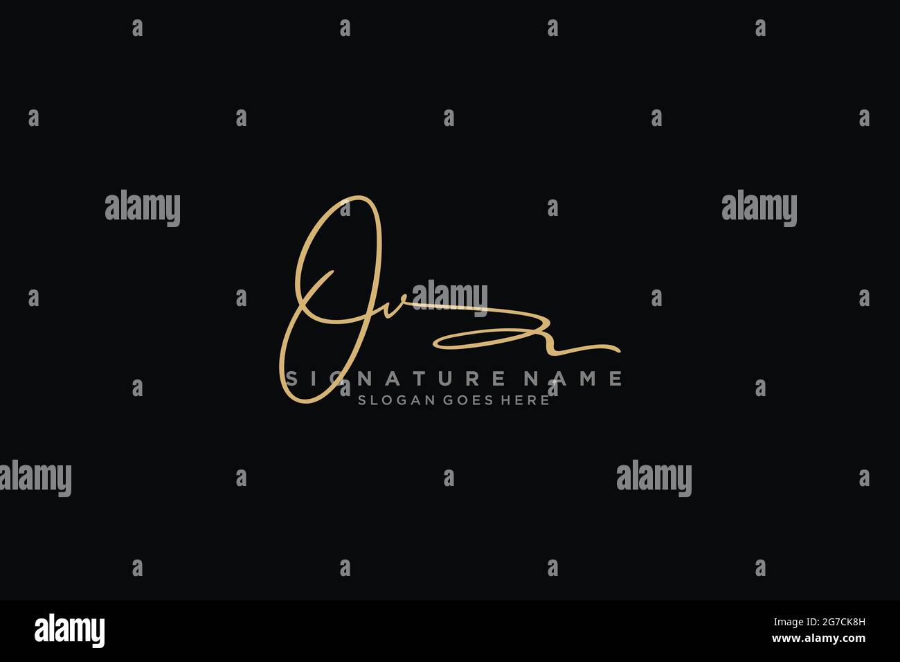 OV Letter Signature Logo Template elegant design logo Sign Symbol ...