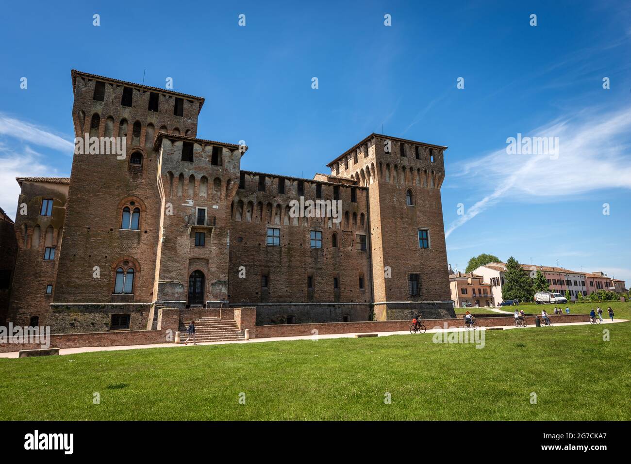 Medieval Castle of Saint George (Castello di San Giorgio, 1395-1406) in ...