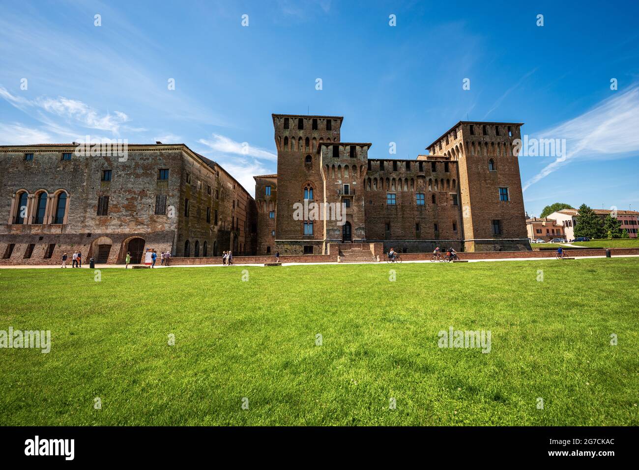 Medieval Castle of Saint George (Castello di San Giorgio, 1395-1406) in ...