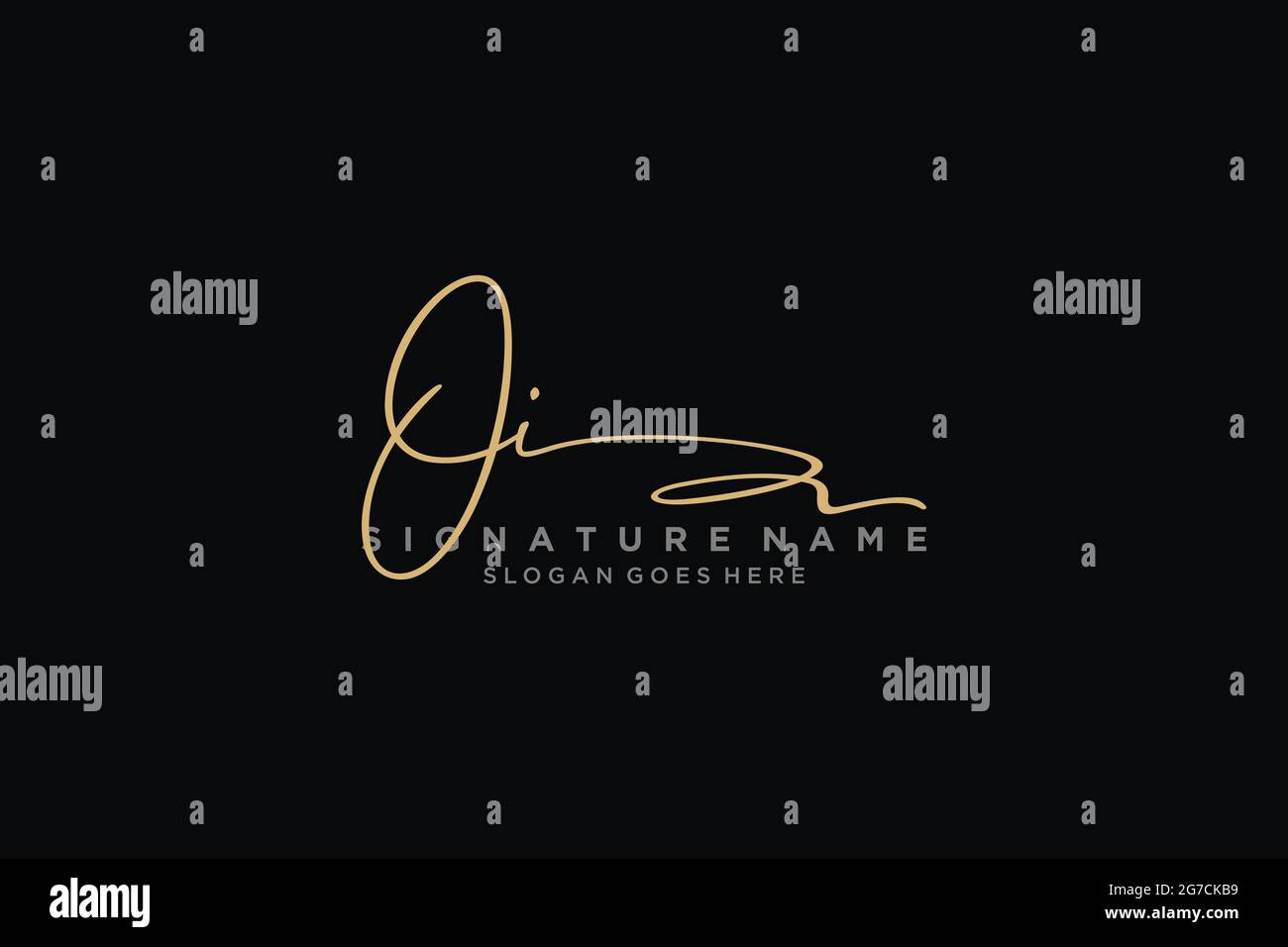 OI Letter Signature Logo Template elegant design logo Sign Symbol ...