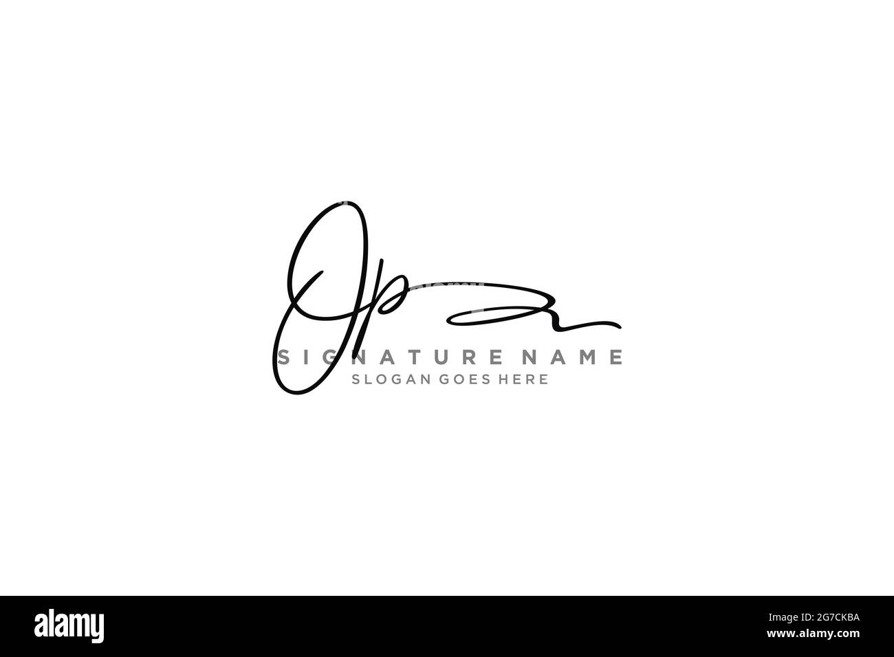 OP Letter Signature Logo Template elegant design logo Sign Symbol ...