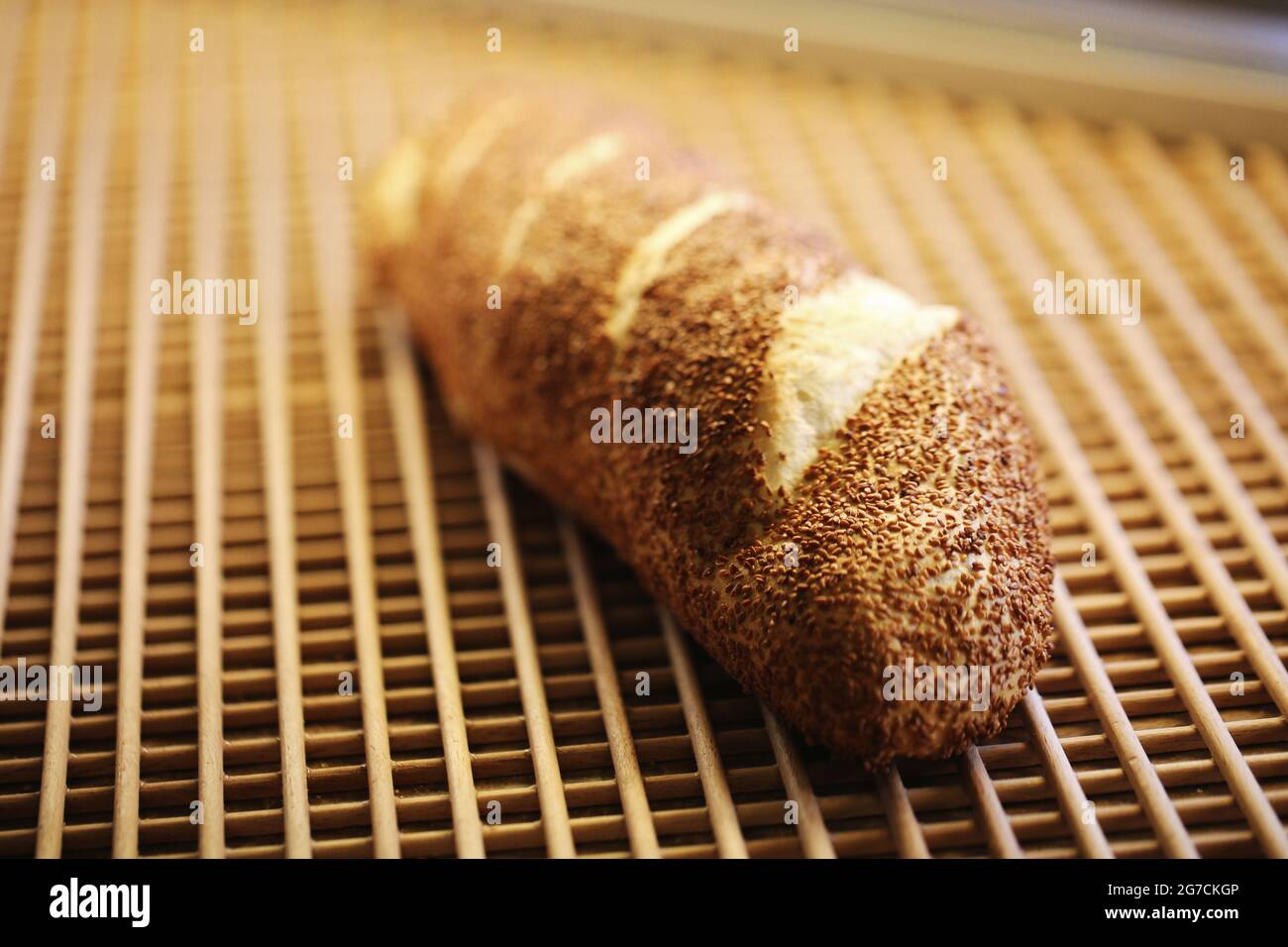 Sesame Bread, Bakery Products, Pastry and Bakery Stock Photo - Alamy