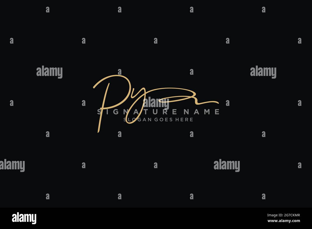 PY Letter Signature Logo Template elegant design logo Sign Symbol ...