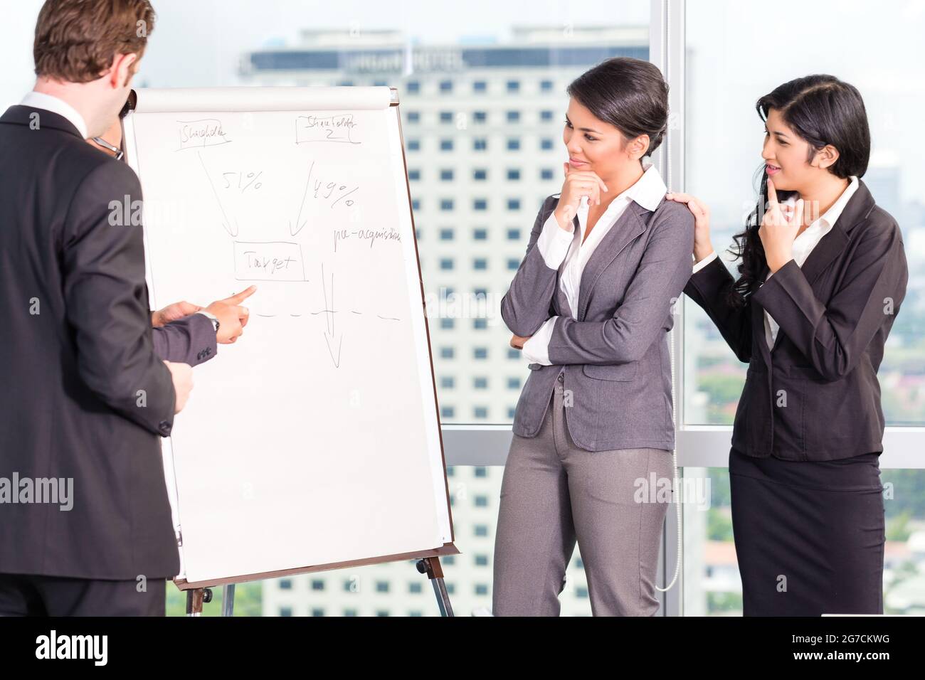 Business team drafting in strategy meeting Stock Photo - Alamy