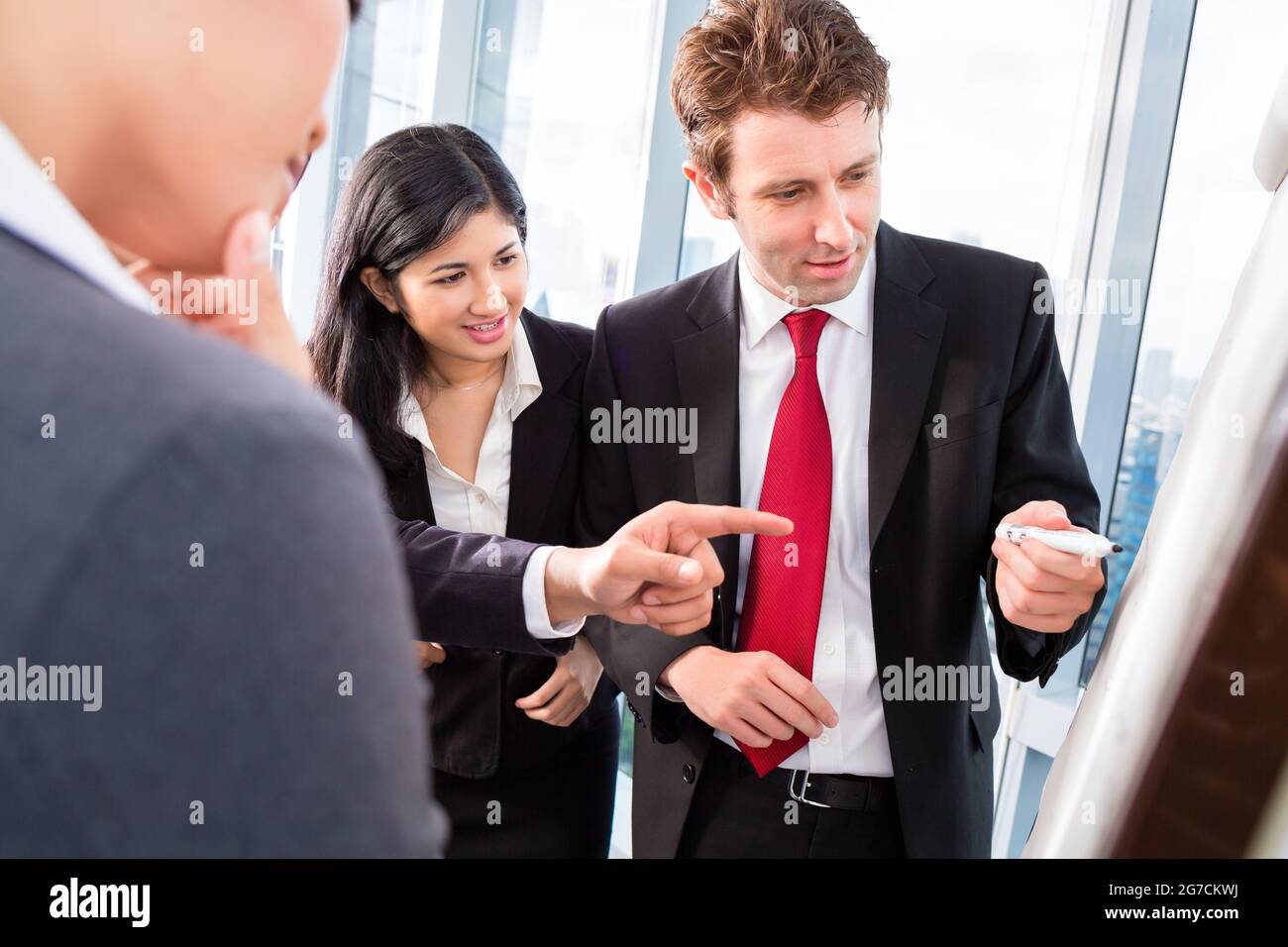 Business team drafting in strategy meeting Stock Photo - Alamy