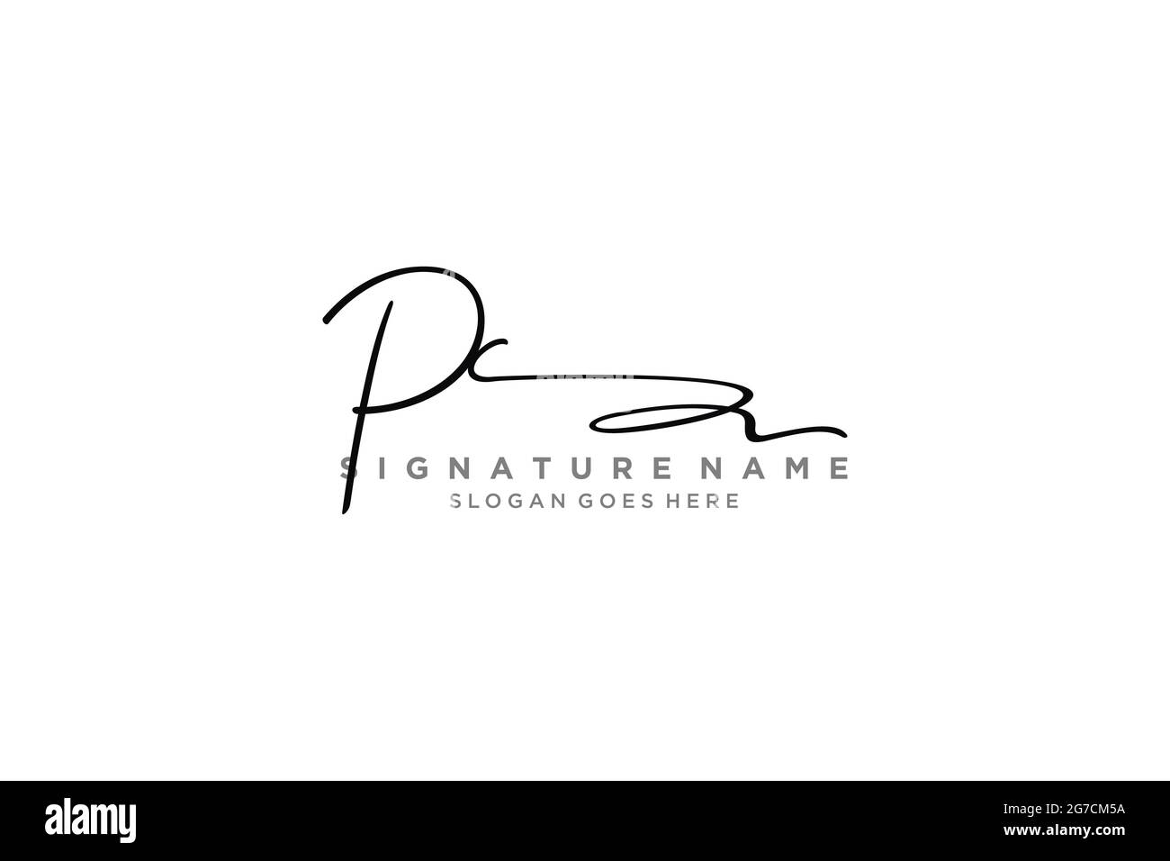 PC Letter Signature Logo Template elegant design logo Sign Symbol ...