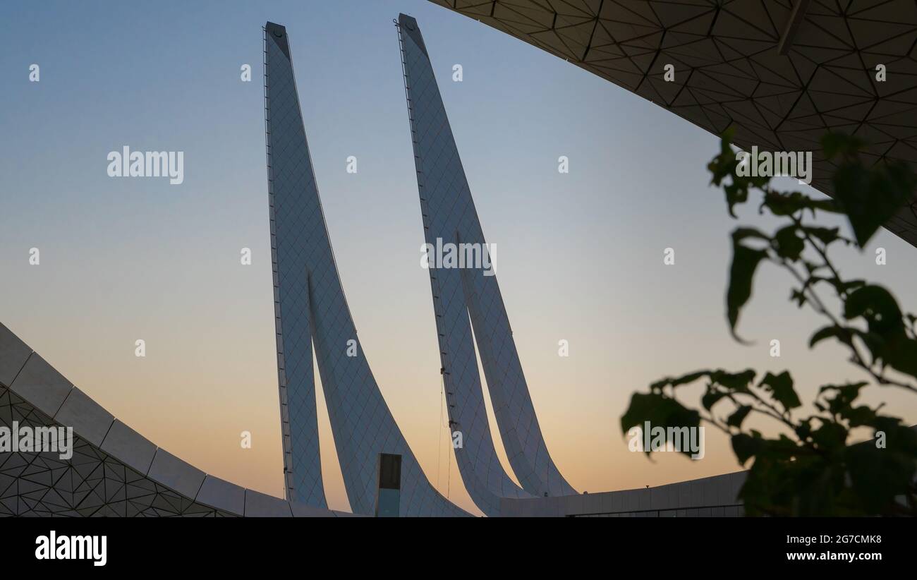 Doha, Qatar May 20, 2021: Beautiful Education City Mosque in Qatar ...