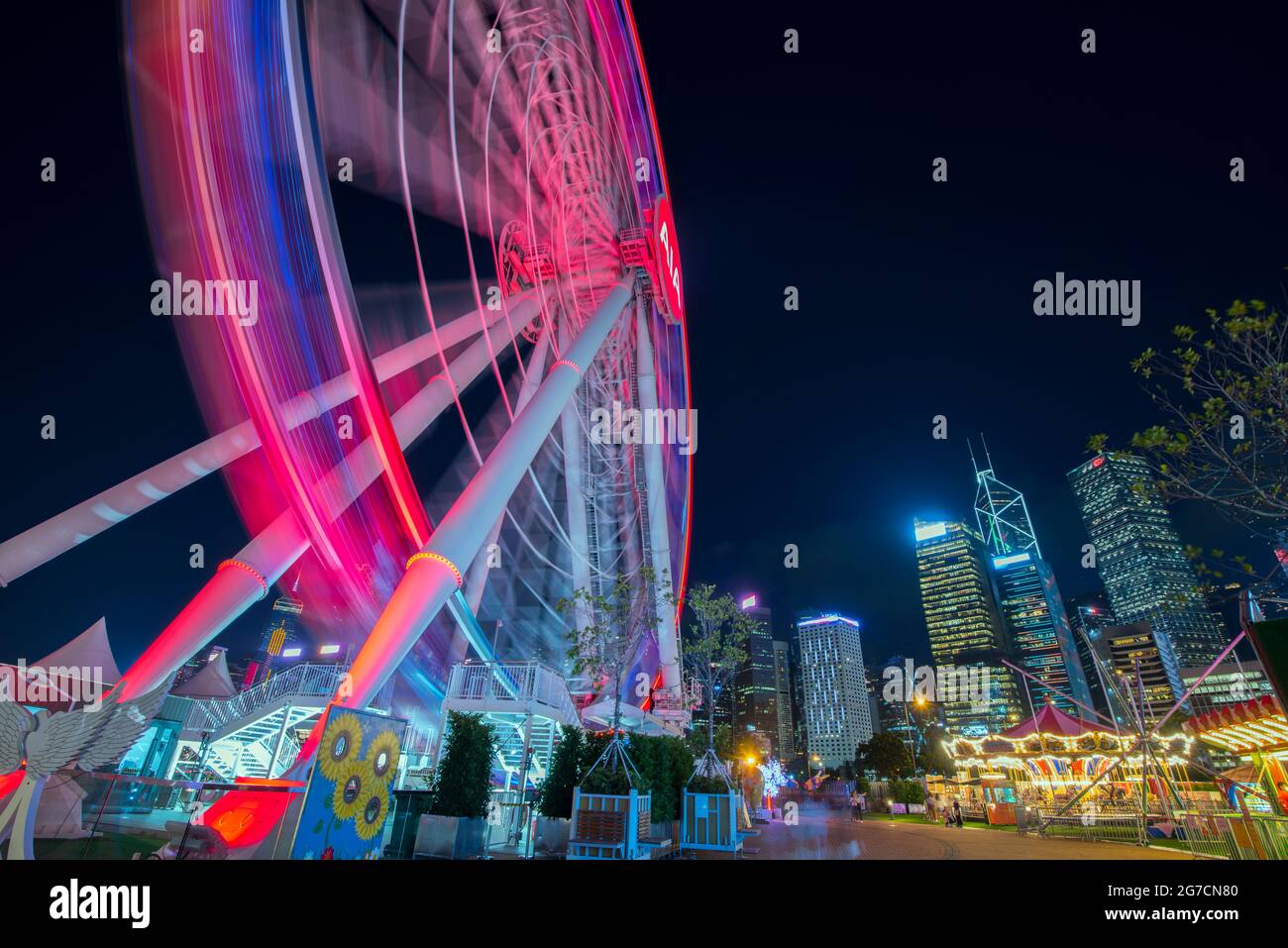 The Hong Kong Observation Wheel, Hong Kong, China Stock Photo - Alamy