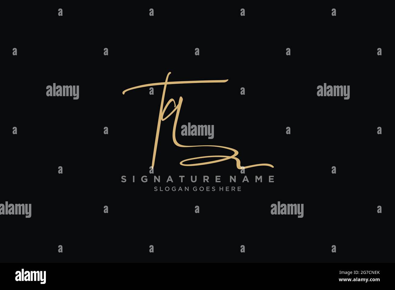 TQ Letter Signature Logo Template elegant design logo Sign Symbol ...