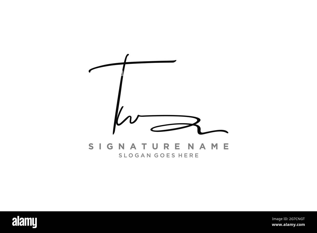 TW Letter Signature Logo Template elegant design logo Sign Symbol ...