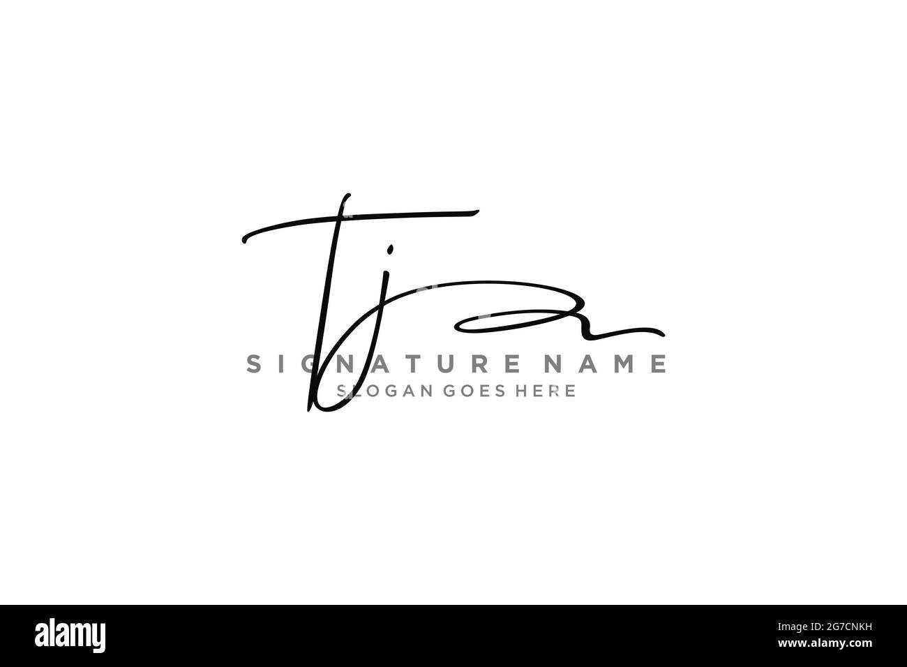 TJ Letter Signature Logo Template elegant design logo Sign Symbol ...