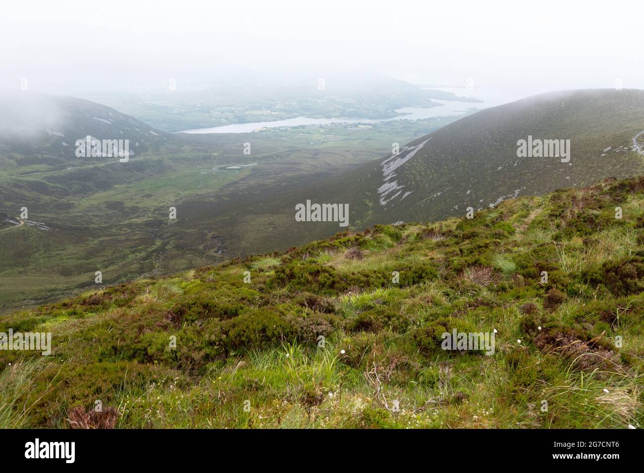 Lergadaghtan mountains part of the Pilgrims Path in Teelin , Co ...
