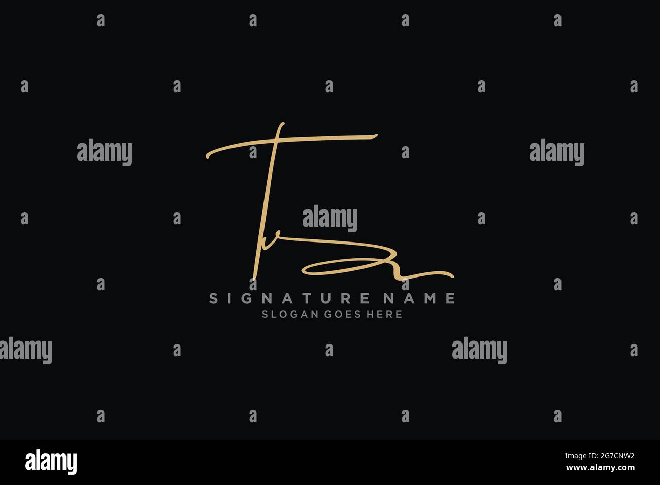 TV Letter Signature Logo Template elegant design logo Sign Symbol ...