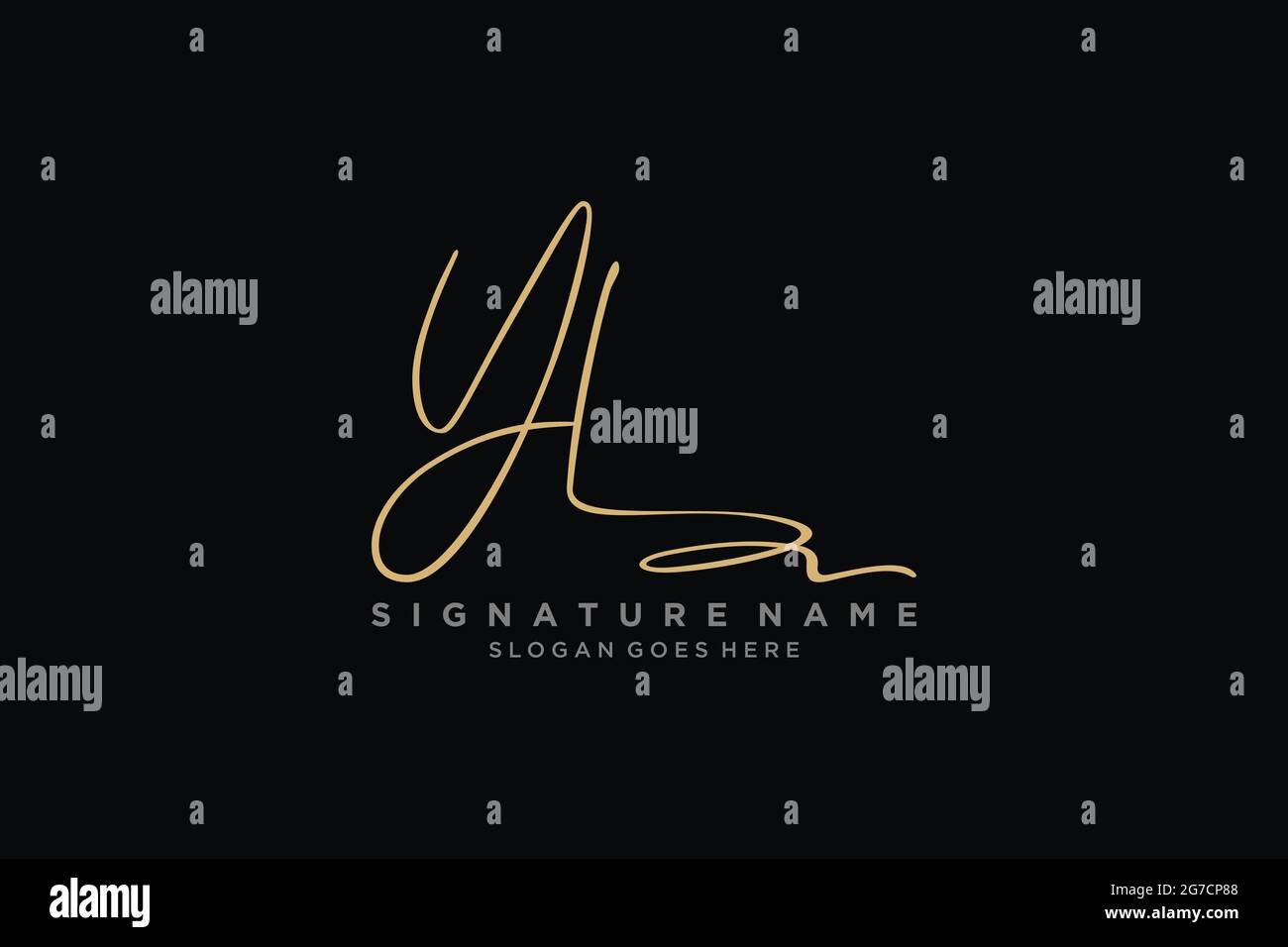 YL Letter Signature Logo Template elegant design logo Sign Symbol ...