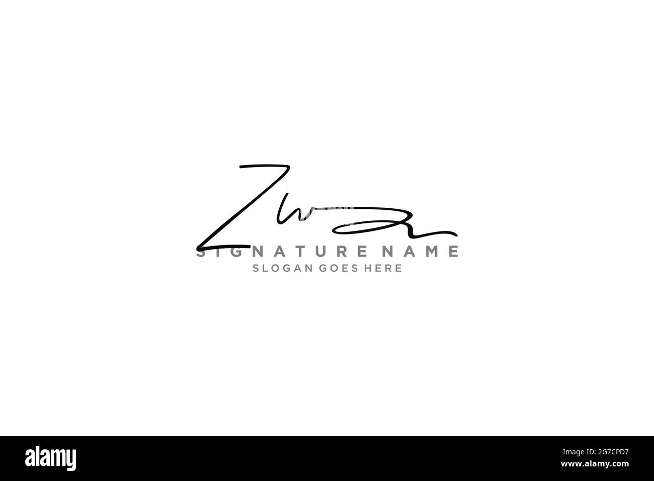 Zw logo vector vectors hi-res stock photography and images - Alamy