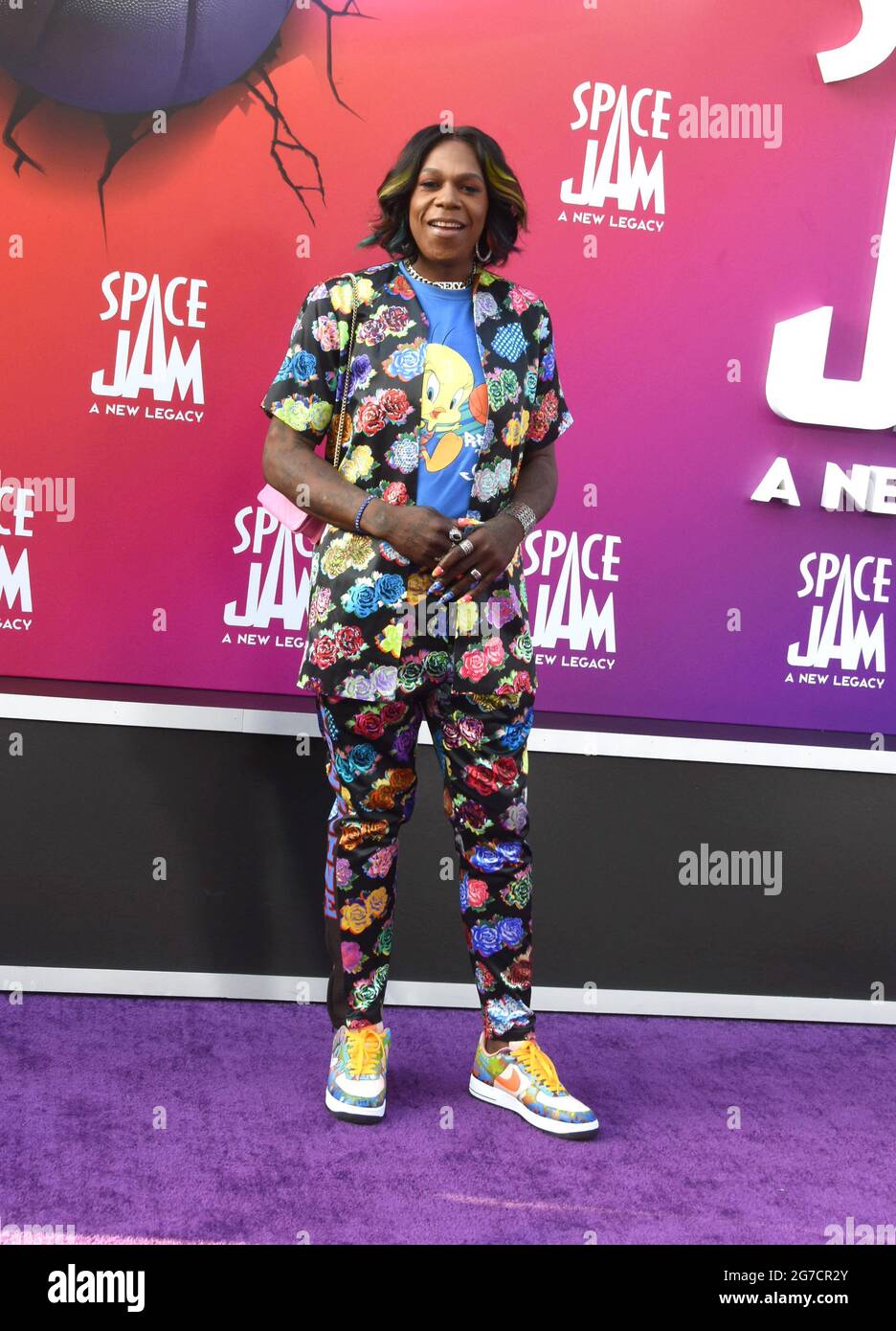 Los Angeles, California, USA 12th July 2021 Rapper Big Freedia, aka ...