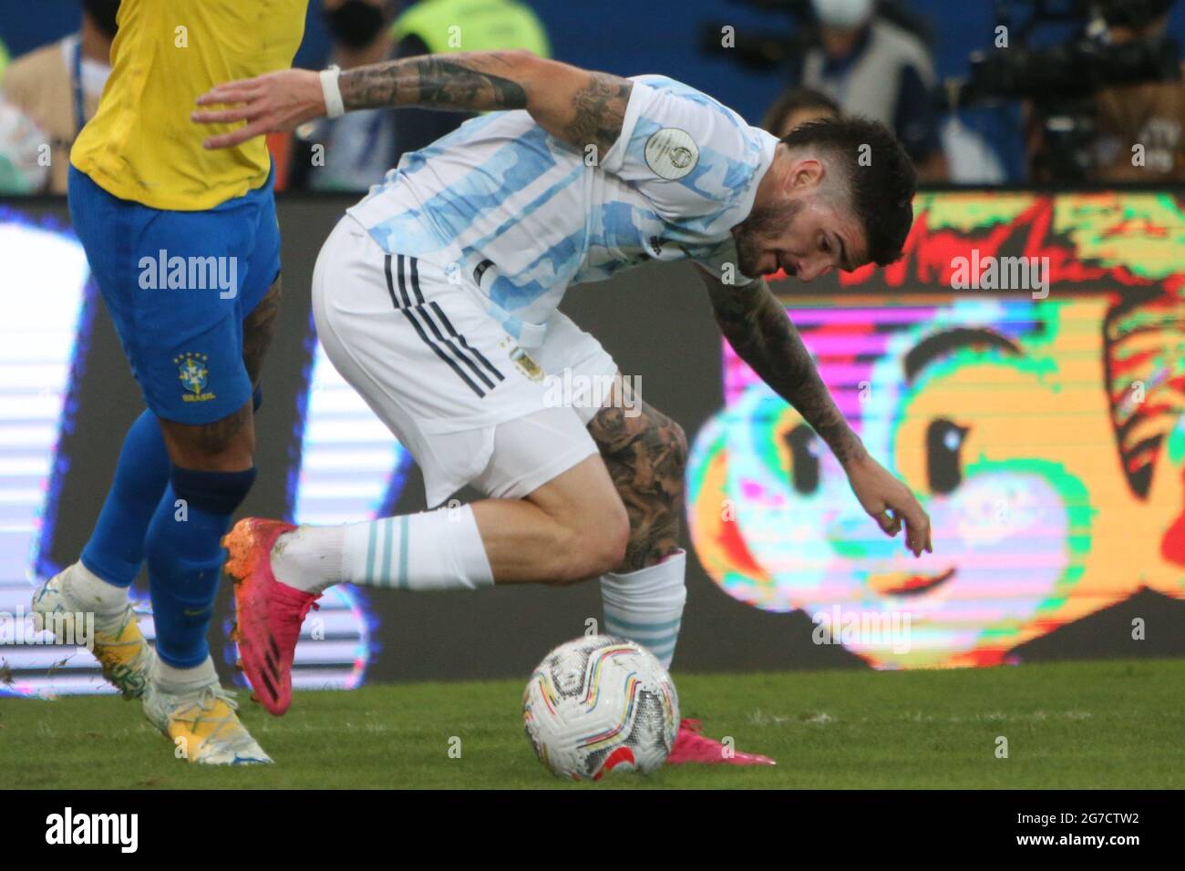 R De Paul of Argentina During match between Argentina and Brazil on ...