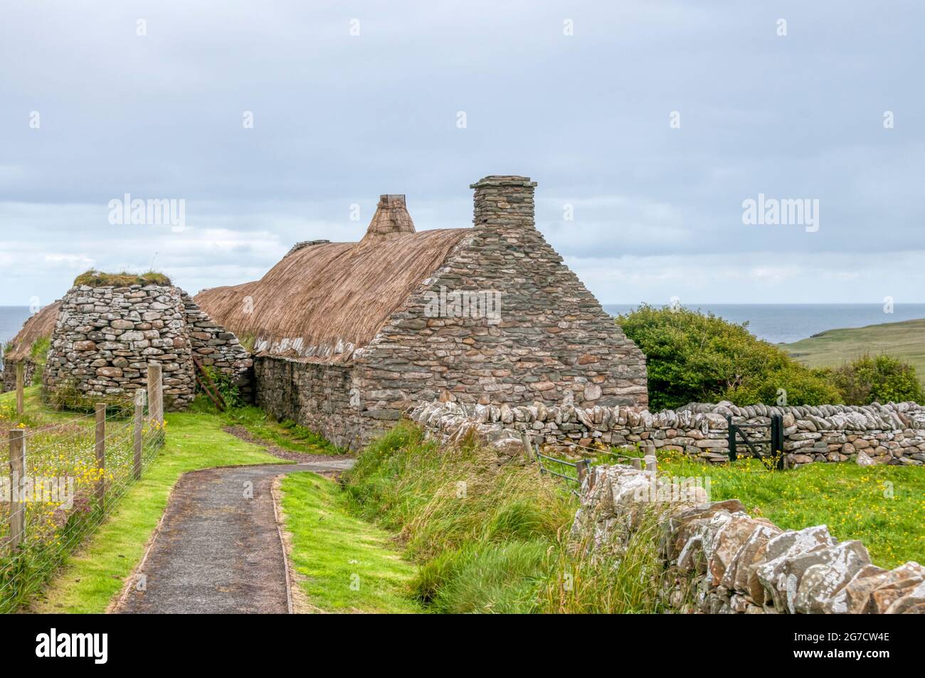 The Shetland Crofthouse Museum at Dunrossness on Mainland, Shetland ...