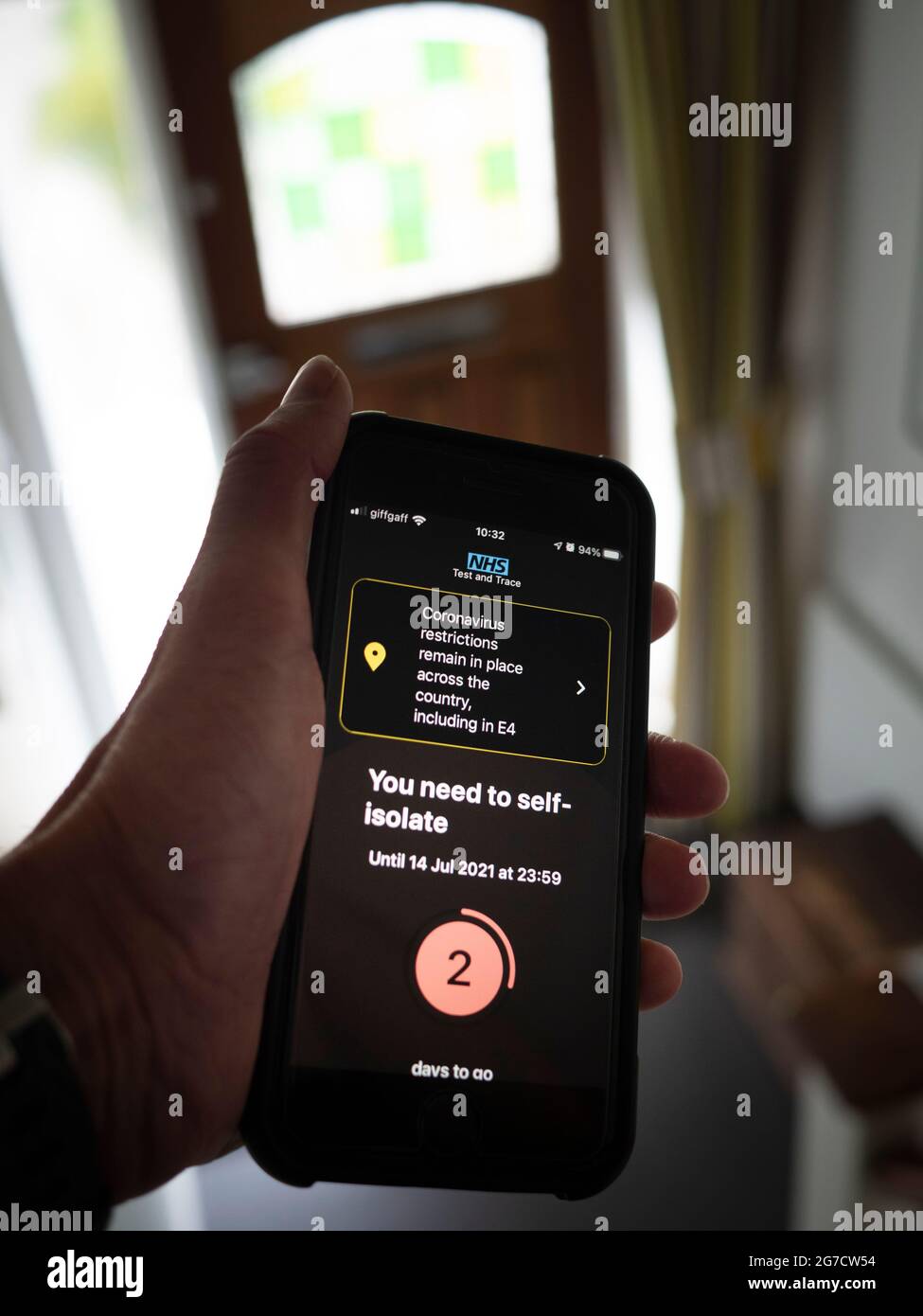 Nhs covid test trace hi-res stock photography and images - Alamy