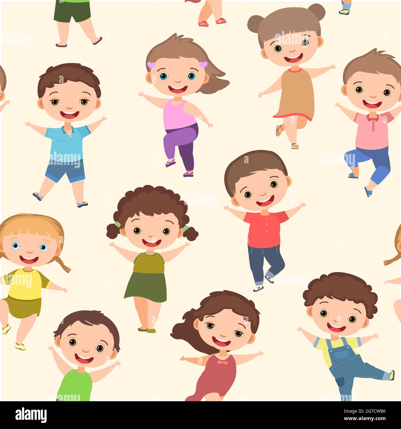 Jump For Joy Girl Cartoon