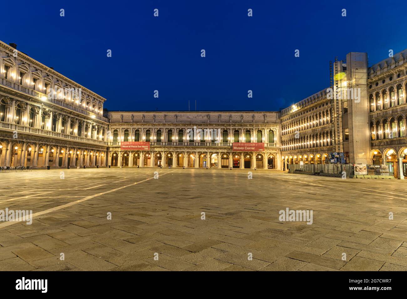 Empty Mark's square Stock Photo - Alamy