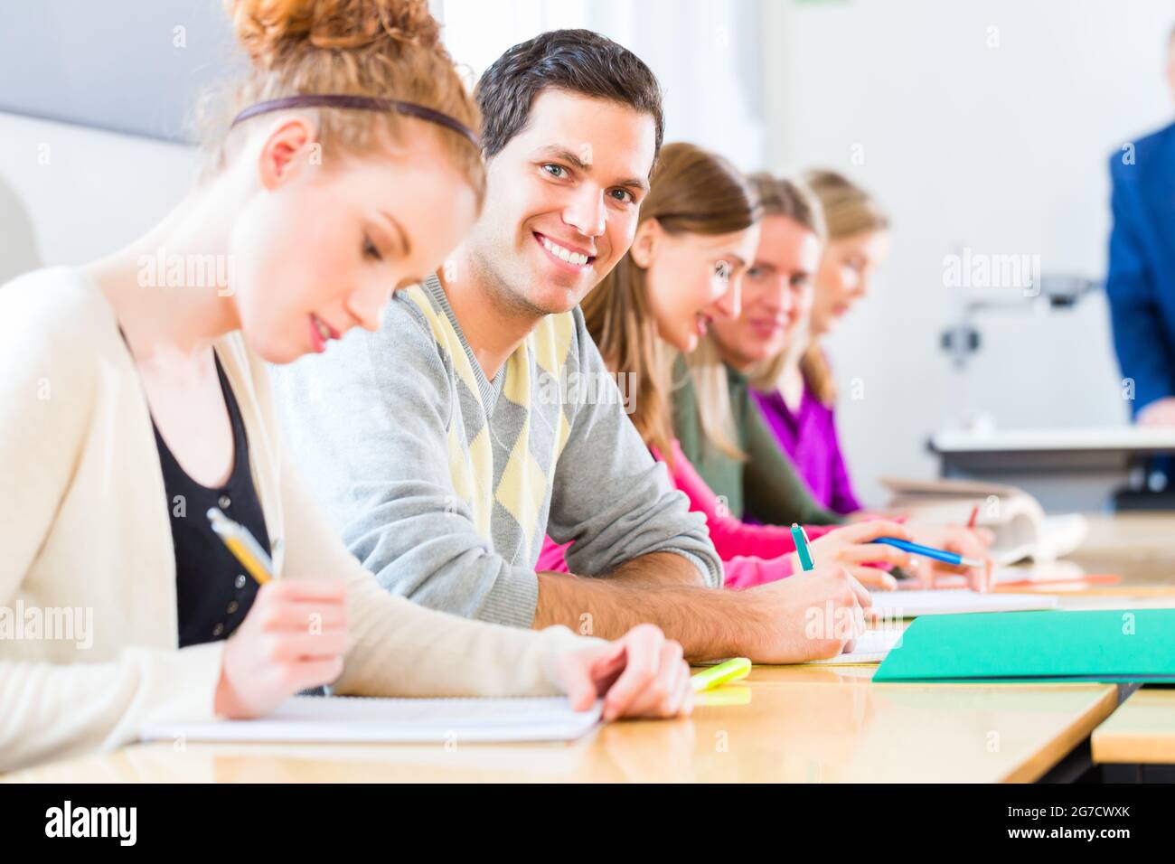 University college students having examination Stock Photo - Alamy