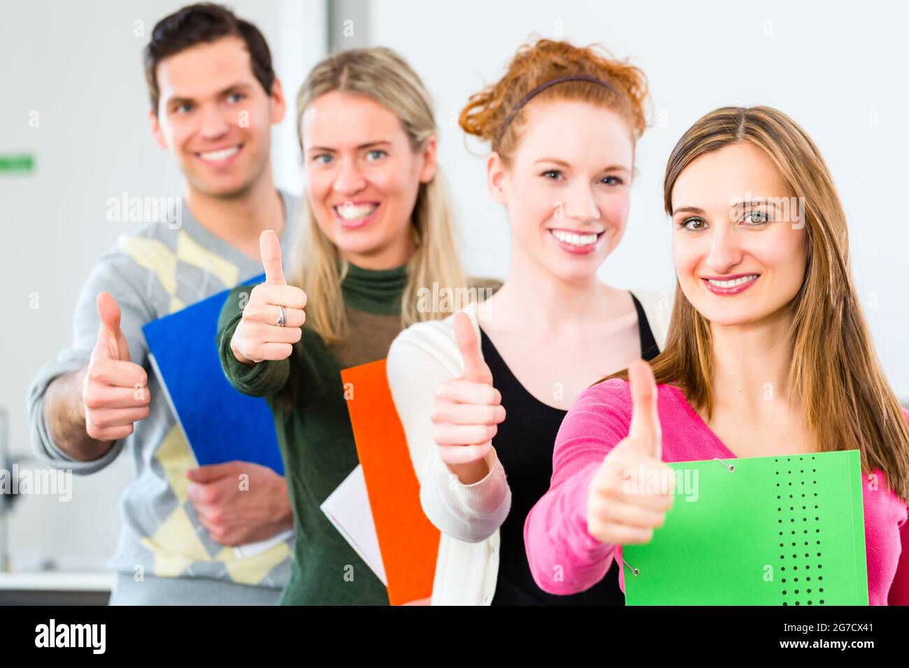 University college students passed successful through examination Stock ...