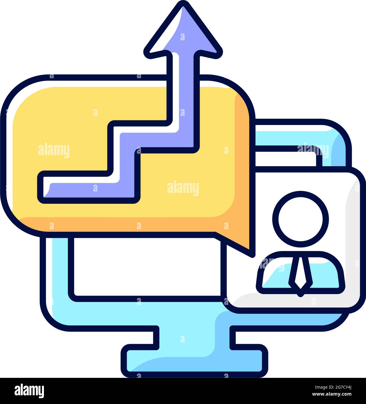 Virtual coaching Stock Vector Images - Alamy