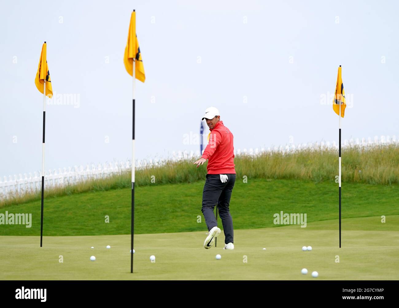 Northern Ireland's Rory McIlroy during the practice day at The Royal St ...