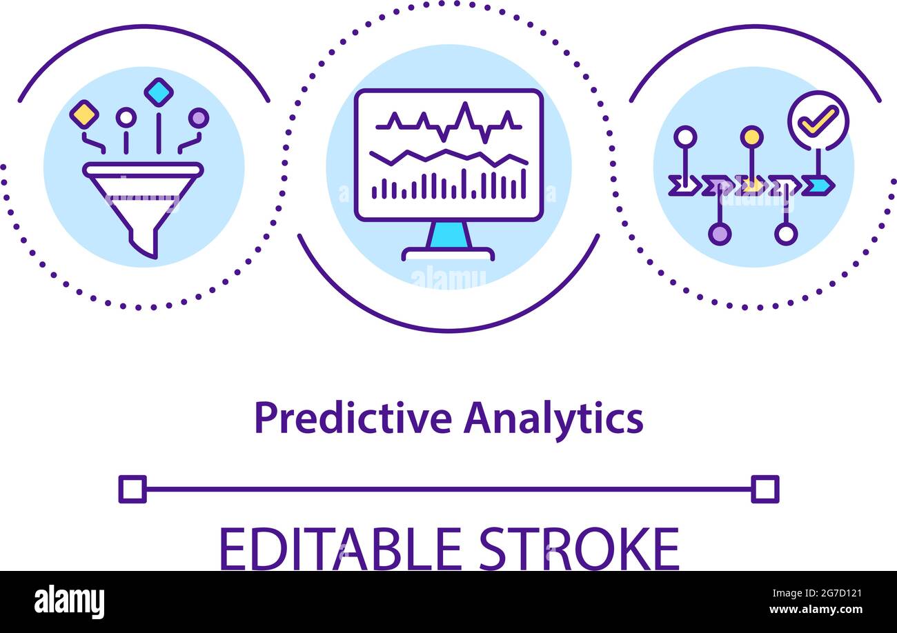 Predictive analytics concept icon Stock Vector Image & Art - Alamy Predictive analytics concept icon Stock Vector Image & Art - Alamy