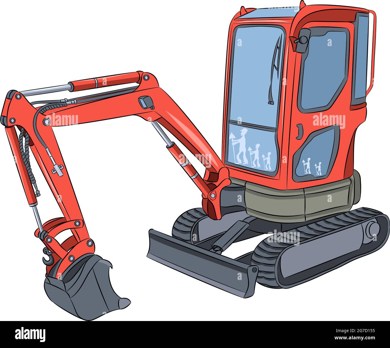 Mini caterpillar Stock Vector Images - Alamy