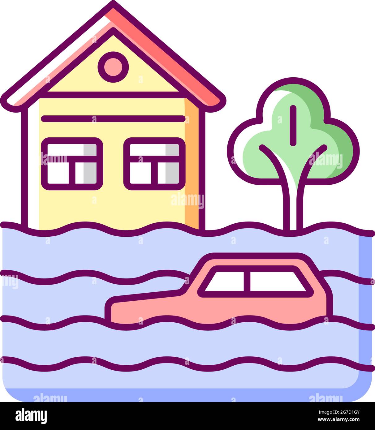 The floods Cut Out Stock Images & Pictures - Alamy