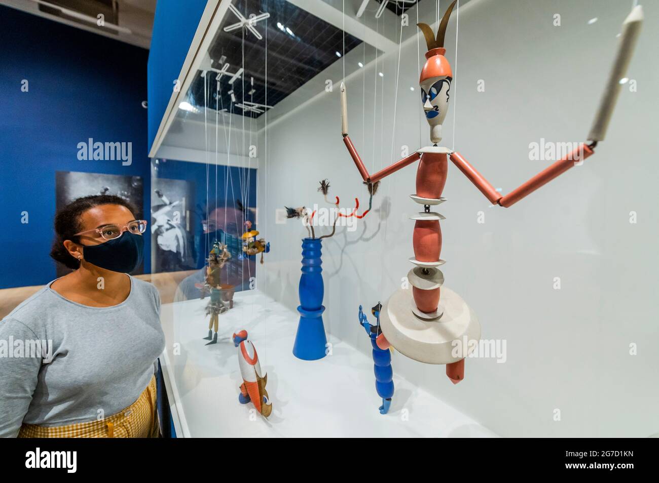 London, UK. 13th July, 2021. Marionettes (puppets) created in 1918 ...